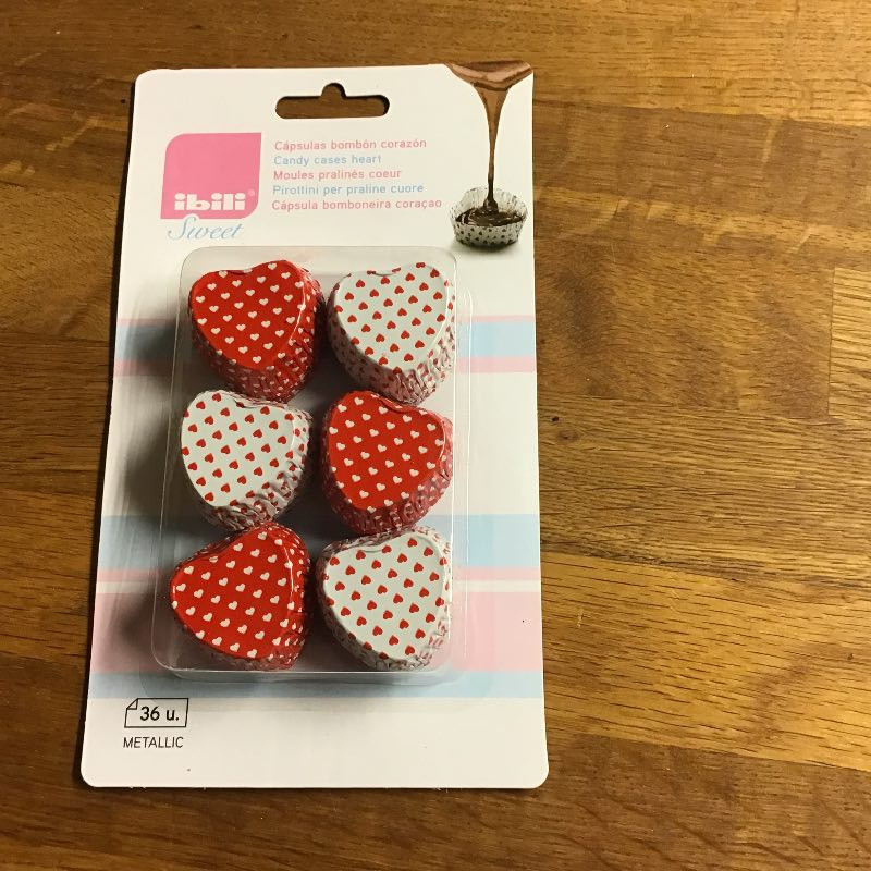Hjerteforme til chokolade i hjerte-design - 36 stk. hjerteforme - Se her