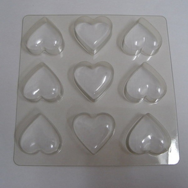 Chokoladeform til 9 stk. chokolade hjerter. Køb chokoladeforme her.